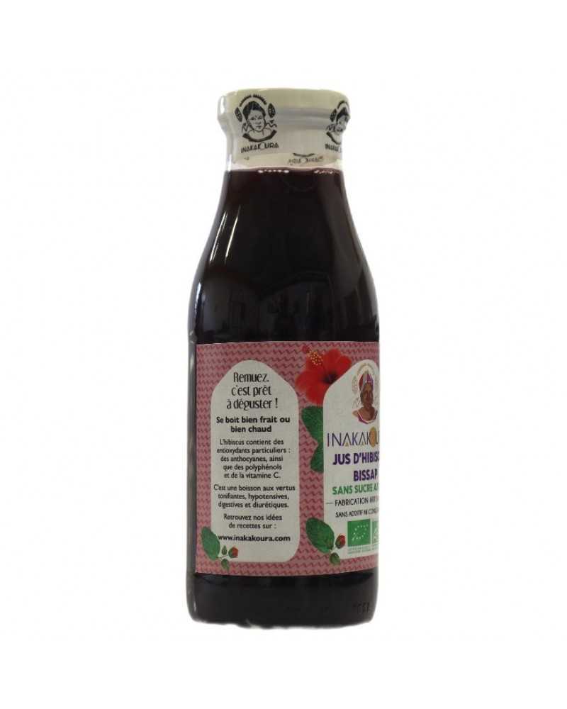 6x Jus d'Hibiscus / Bissap Bio, prêt à boire, sans sucre ajouté, en ...